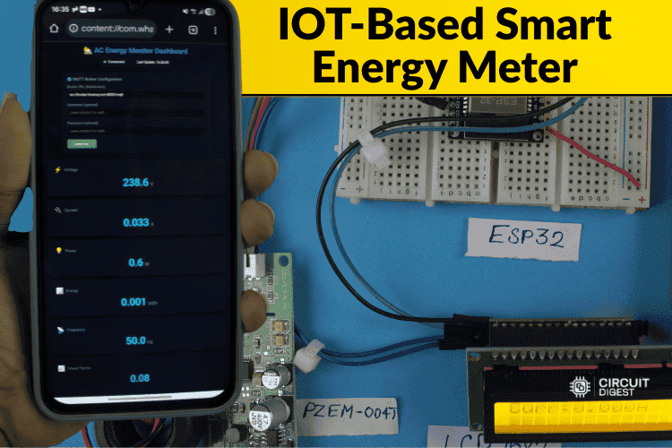 Smart Energy Meter Using IoT with MQTT Dashboard & Alerts